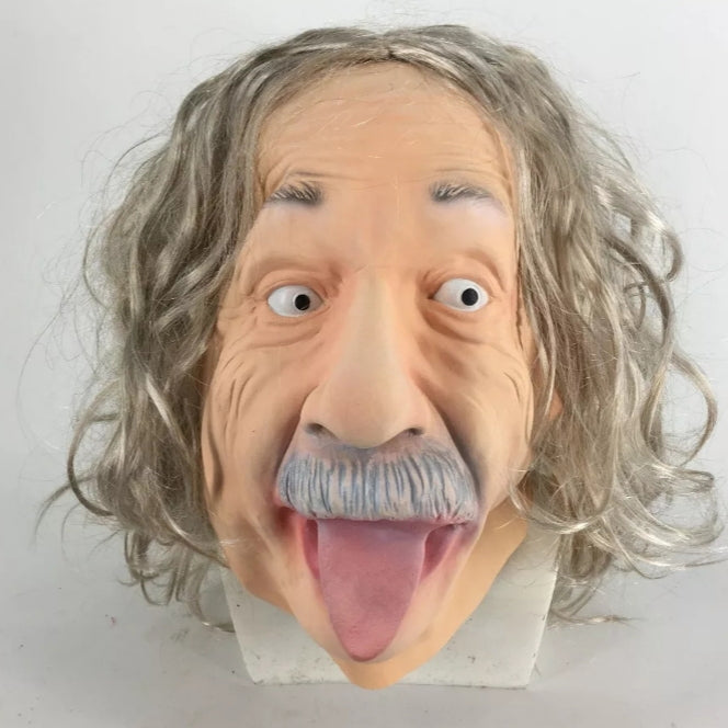 MÁSCARA ALBERT EINSTEIN REALISTA – H2L COSPLAY