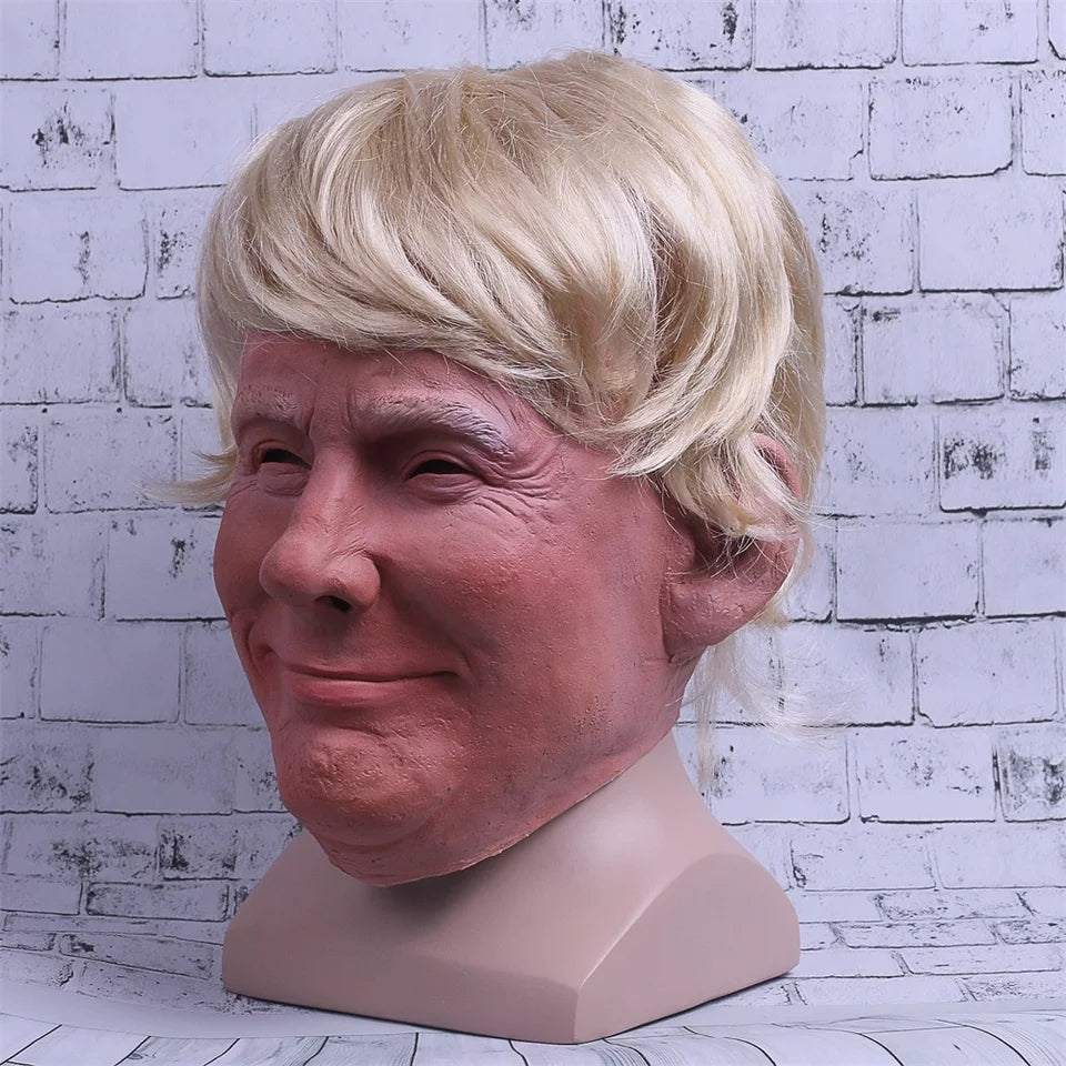 MÁSCARA REALISTA PRESIDENTE DONALD TRUMP COSPLAY – H2L COSPLAY